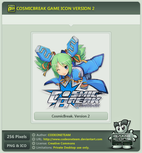 CosmicBreak Icon v2 by CODEONETEAM on DeviantArt