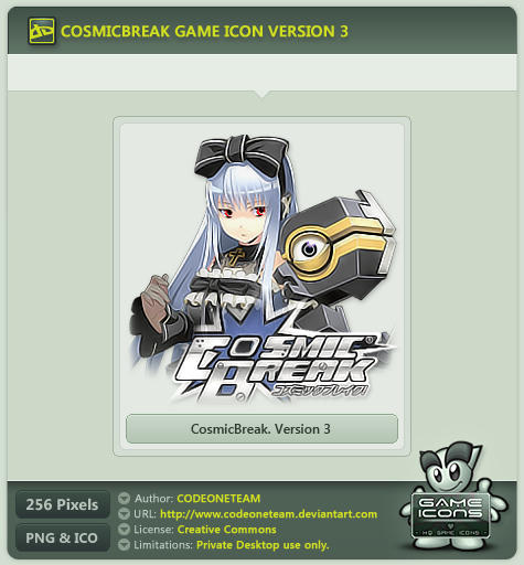 CosmicBreak Icon v3 by CODEONETEAM on DeviantArt