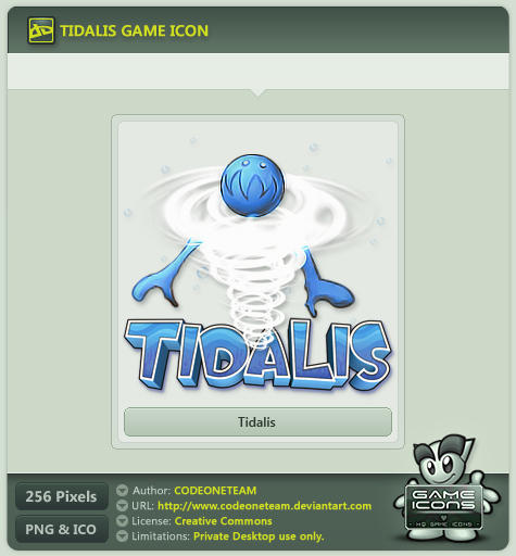 Tidalis Icon by CODEONETEAM on DeviantArt