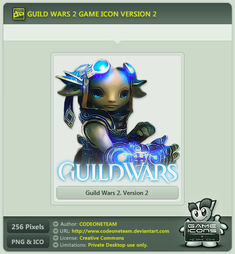 Guild Wars 2 Icon v2 by CODEONETEAM on DeviantArt