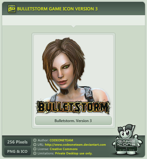 Bulletstorm Icon v3 by CODEONETEAM on DeviantArt