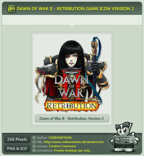 Warhammer 40.000: DoW II - Retribution Icon v2 by CODEONETEAM on DeviantArt