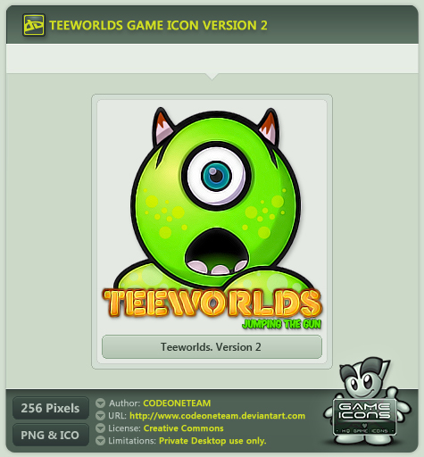 Teeworlds Icon v2 by CODEONETEAM on DeviantArt