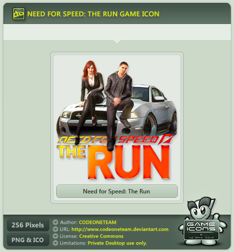 Need for Speed: The Run Icon by CODEONETEAM on DeviantArt