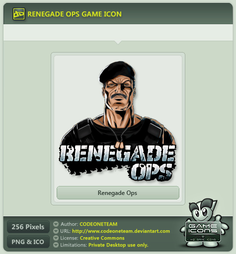 Renegade Ops Icon by CODEONETEAM on DeviantArt