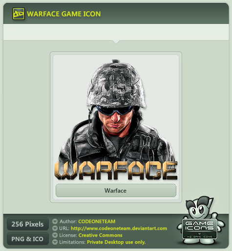Warface Icon by CODEONETEAM on DeviantArt