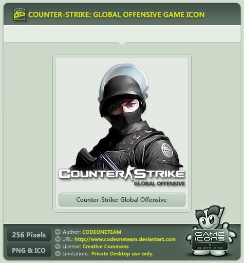 Counter-Strike: Global Offensive Icon by CODEONETEAM on DeviantArt
