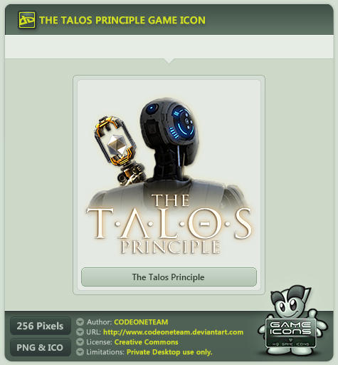 The Talos Principle Icon by CODEONETEAM on DeviantArt