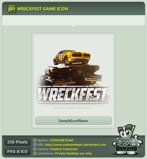 Wreckfest Icon by CODEONETEAM on DeviantArt