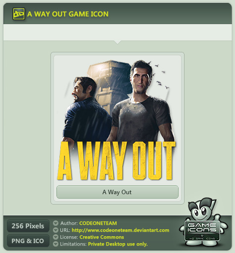 A Way Out Icon by CODEONETEAM on DeviantArt