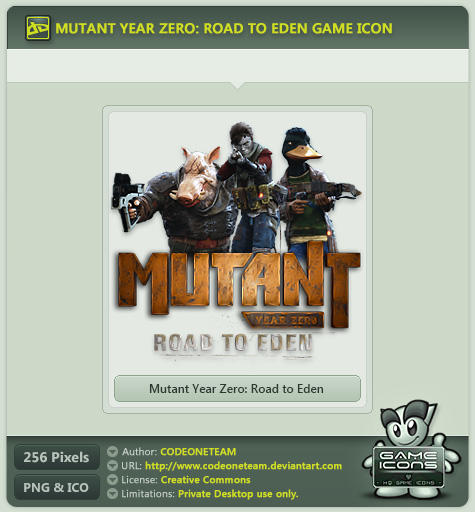 Mutant Year Zero: Road to Eden Icon by CODEONETEAM on DeviantArt