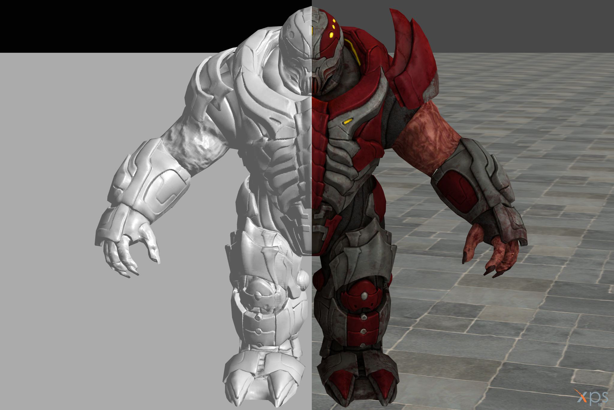 'XCOM' Muton berserker original bones by lezisell on DeviantArt