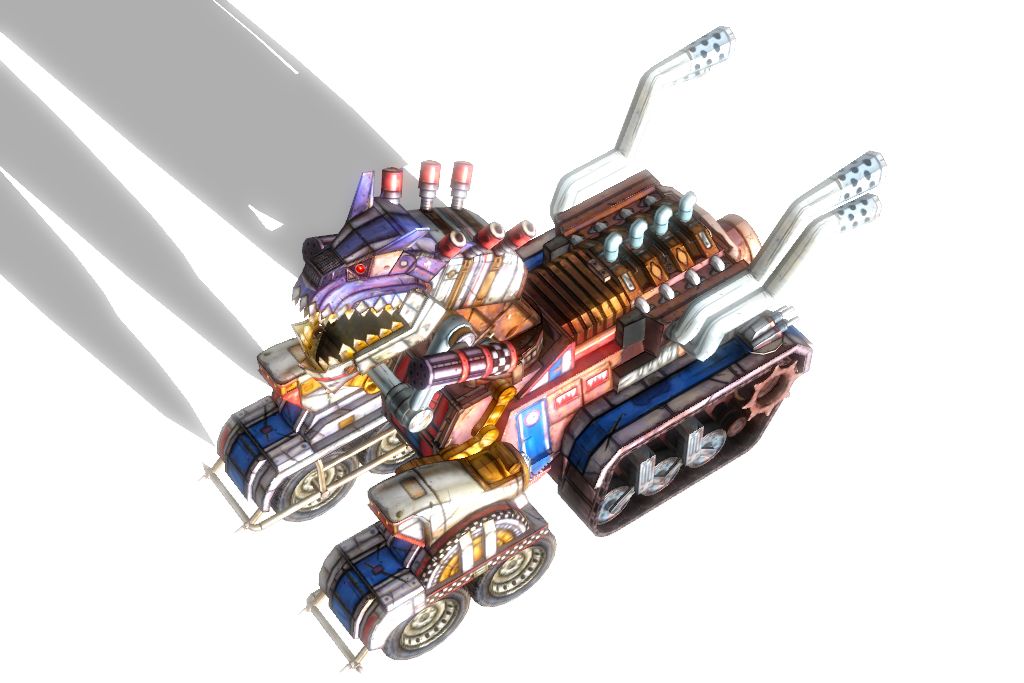 'Borderlands 2 DLC 3' Truckasaurus fully poseable by lezisell on DeviantArt