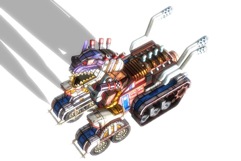 'Borderlands 2 DLC 3' Truckasaurus fully poseable by lezisell on DeviantArt