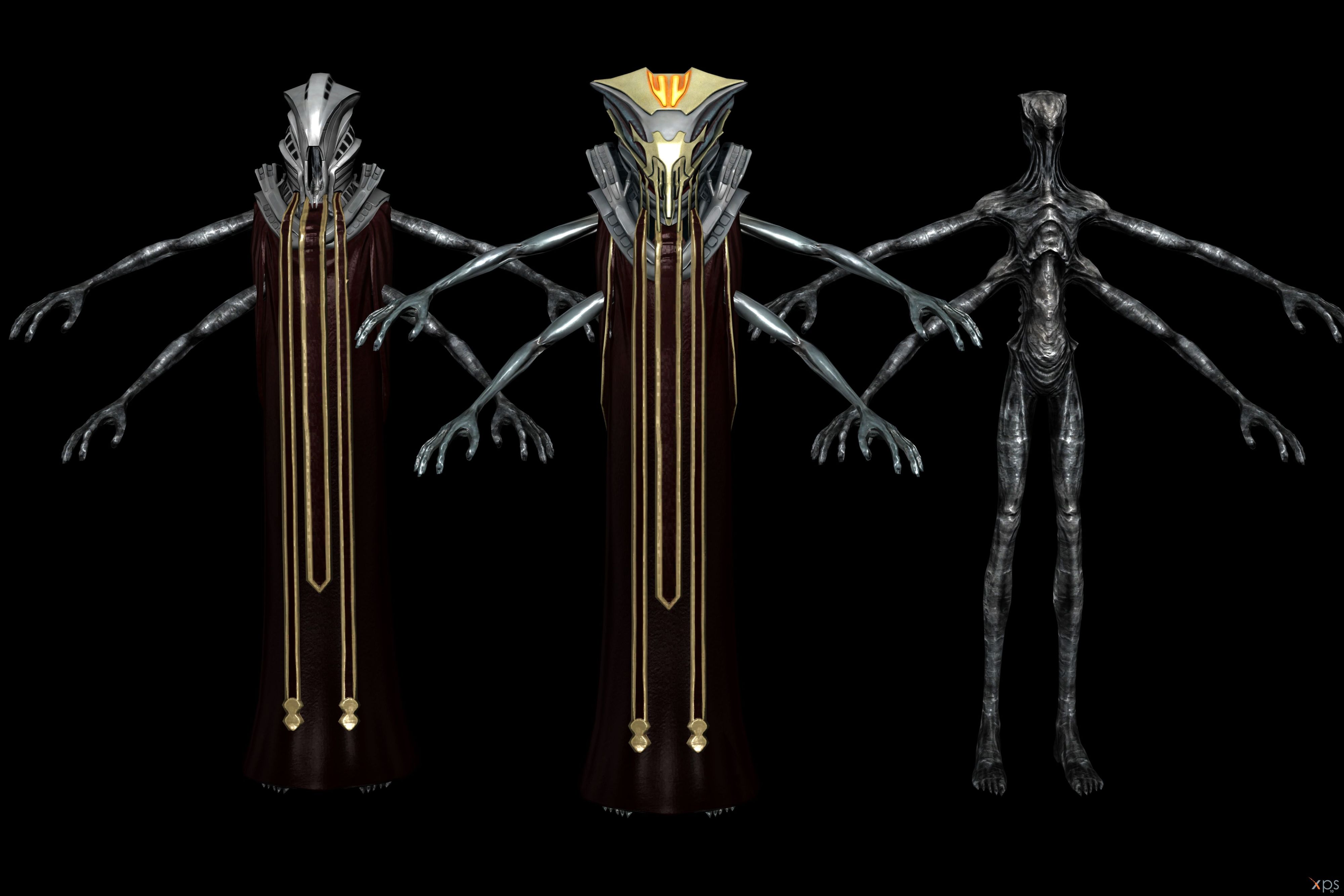 'XCOM: Enemy Unknown' Ethereals poseable by lezisell on DeviantArt