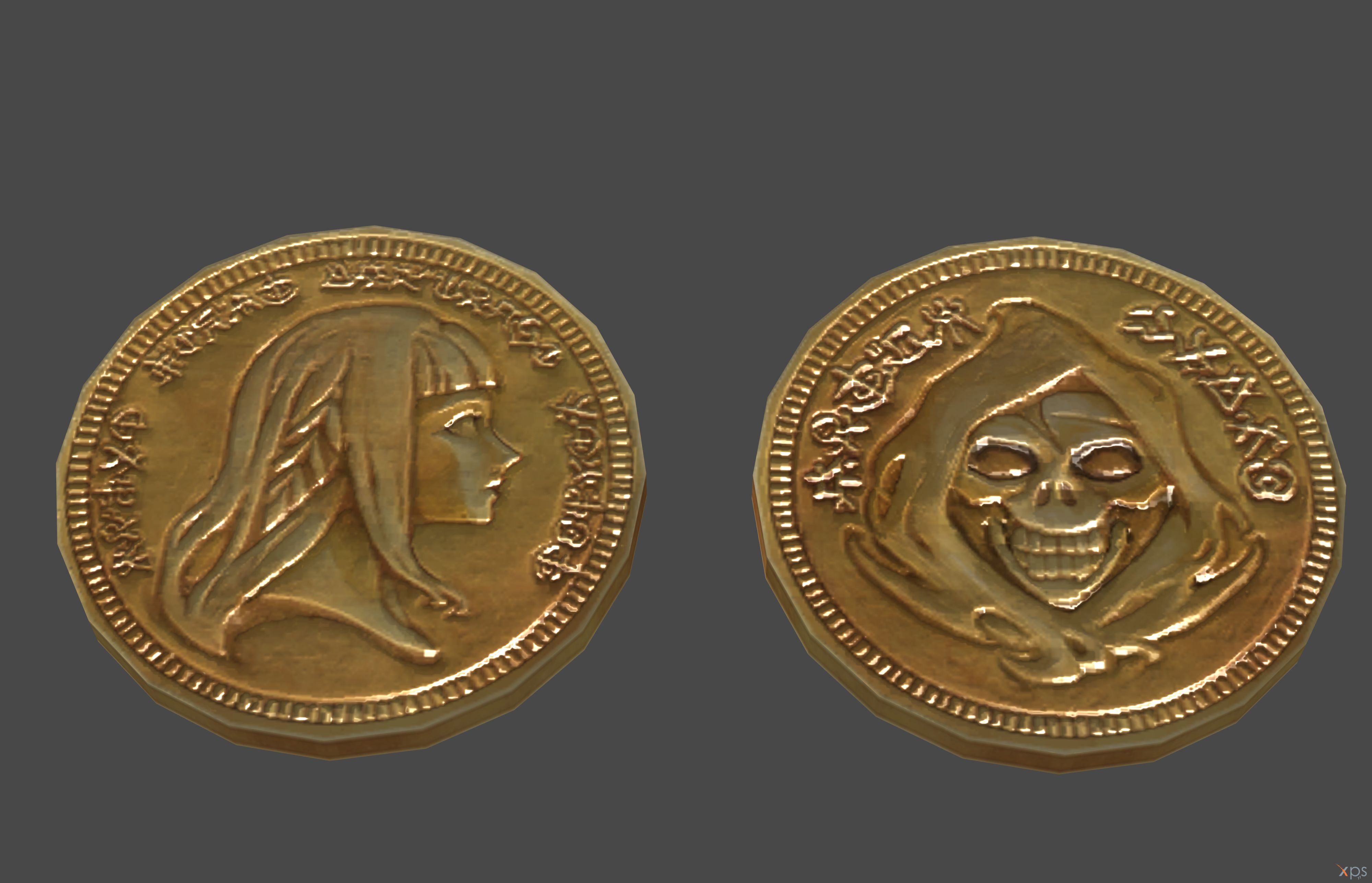 'Tales of Berseria' Eizen's coin XPS ONLY!!! by lezisell on DeviantArt