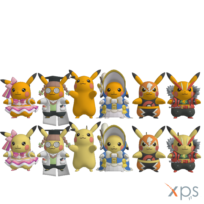 Pikachu Outfits by JSRRemix on DeviantArt