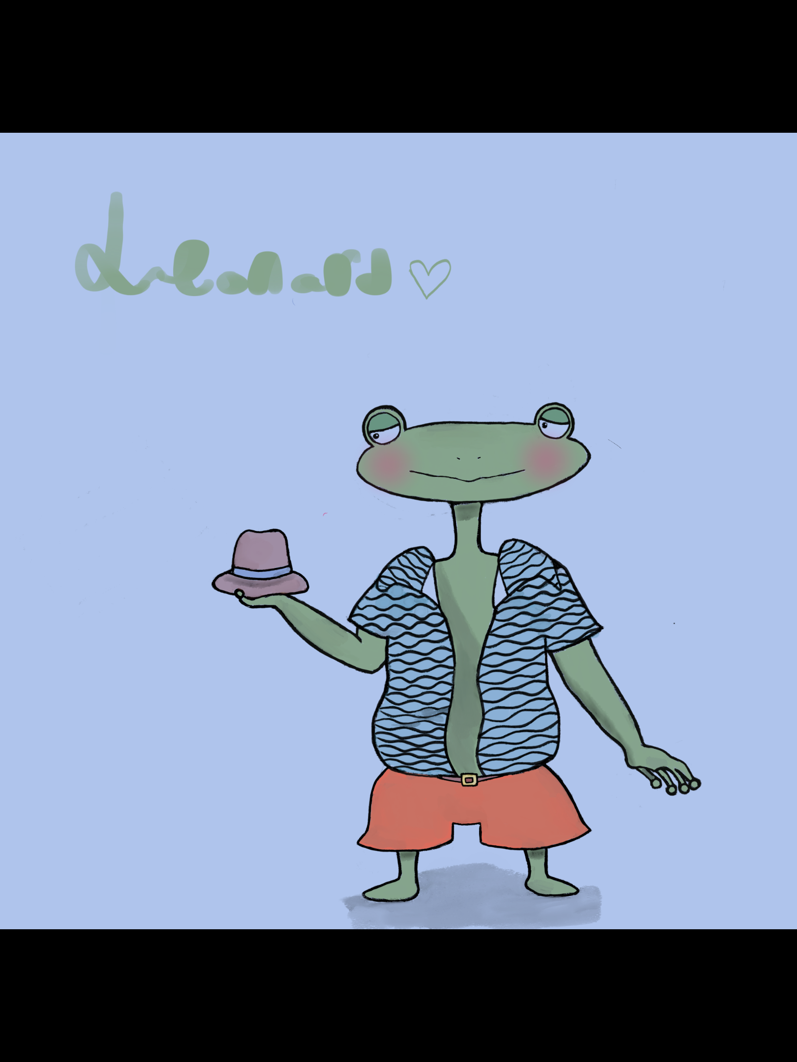 Leonard the frog (OC) by Stinkylosenges on DeviantArt