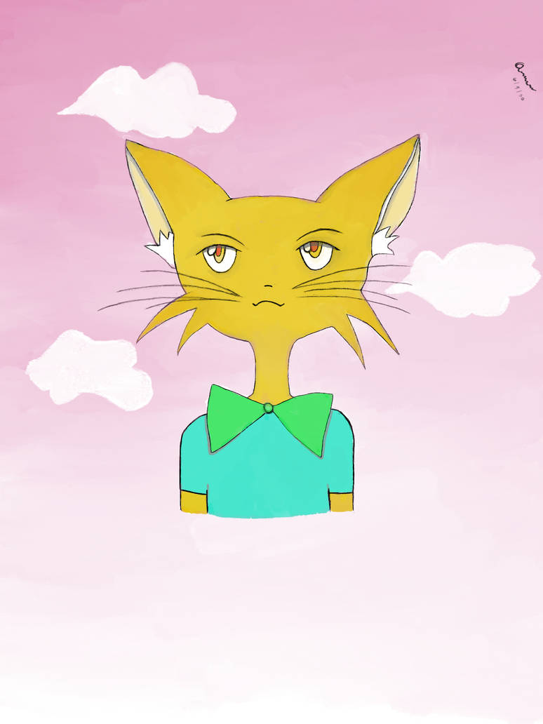 Tama the cat, oc art by Stinkylosenges on DeviantArt
