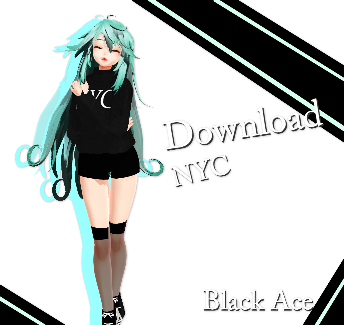 MMD TDA NYC (black ace) by YendereStephy8852 on DeviantArt