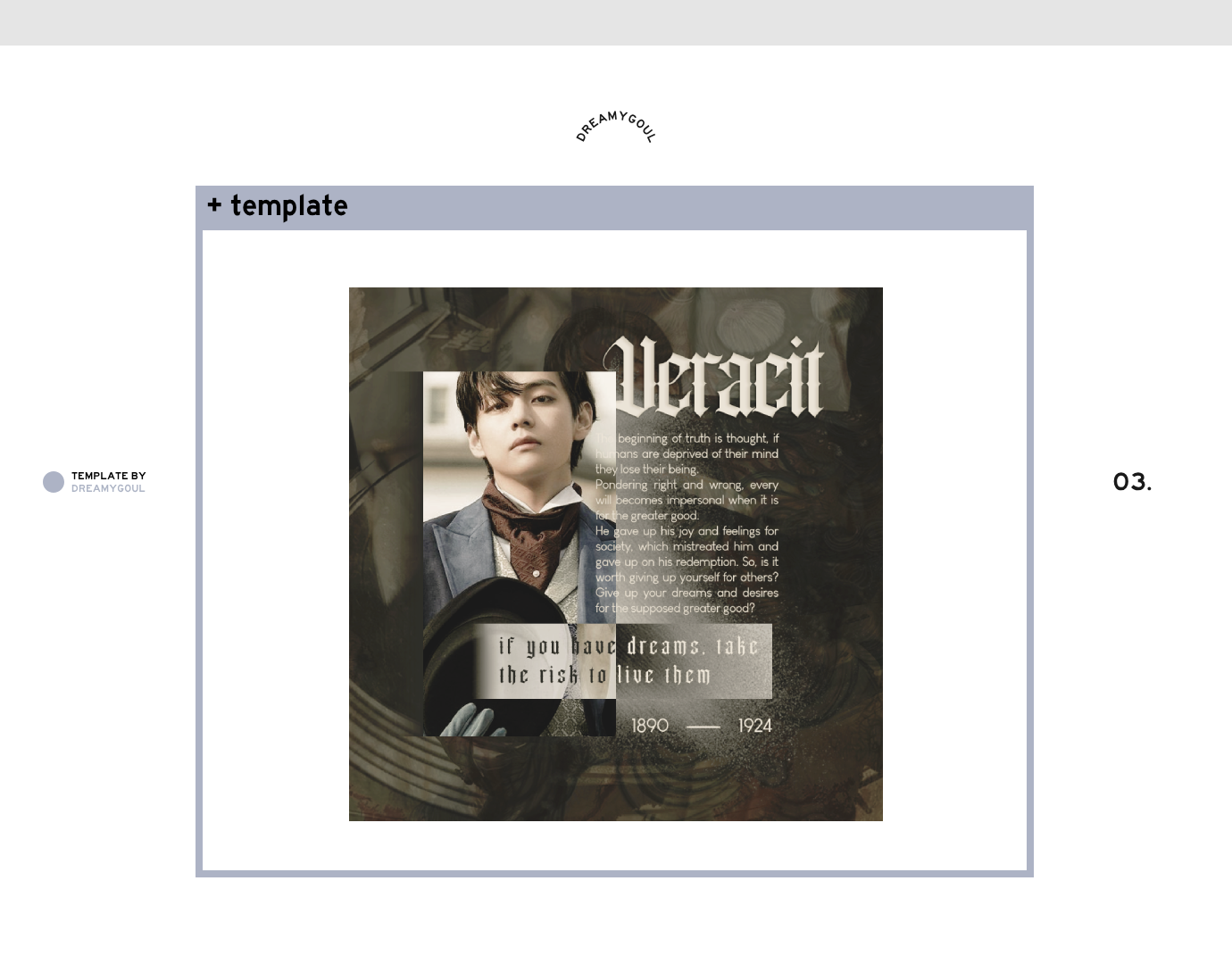 03 TEMPLATE PSD - 'veracit template' by dreamygoul on DeviantArt