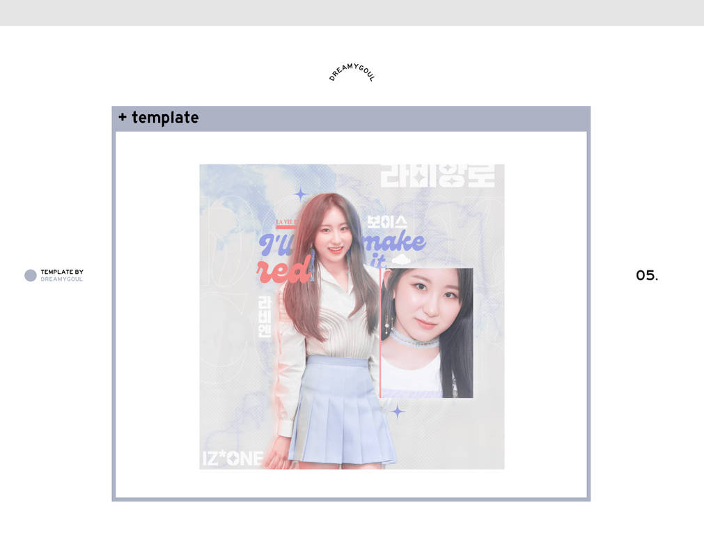 05 TEMPLATE PSD - 'la vie en rose' by dreamygoul on DeviantArt