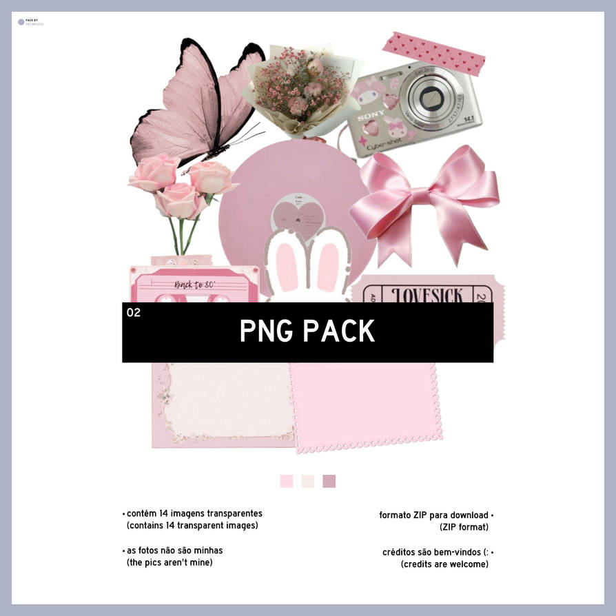 PNG PACK 002 - pink aesthetics. by dreamygoul on DeviantArt