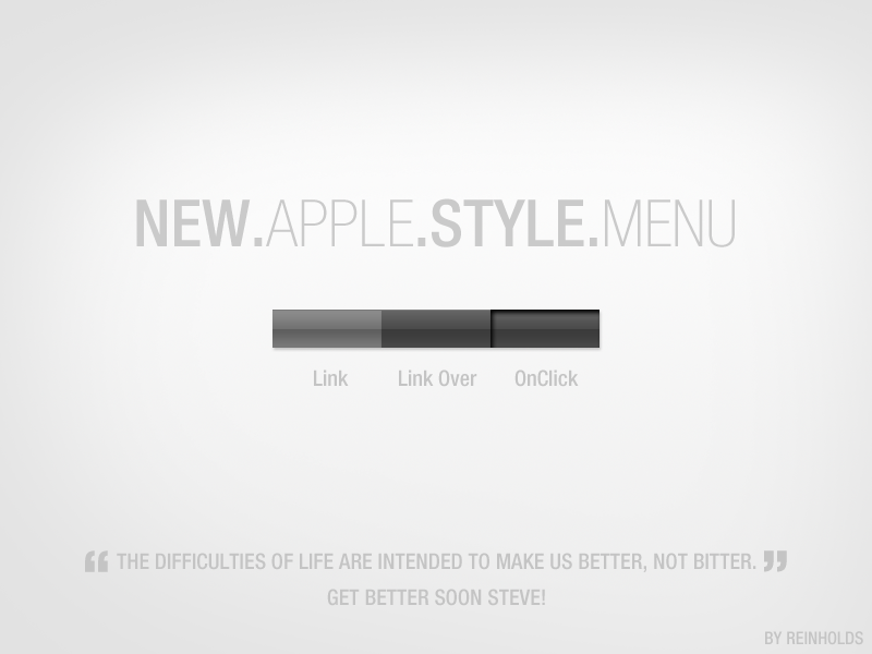New Apple Navigation Bar PSD by Reinholds on DeviantArt