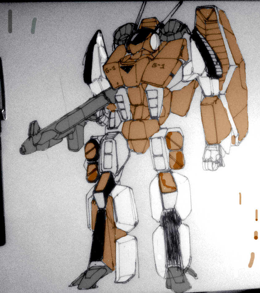 Armored Veritech fighter by Snakefangstryke on DeviantArt