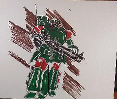 Red Shoulder Votoms by Snakefangstryke on DeviantArt