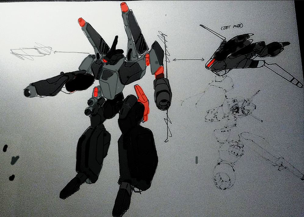 Modern Shadow Veritech Beta fighter. by Snakefangstryke on DeviantArt