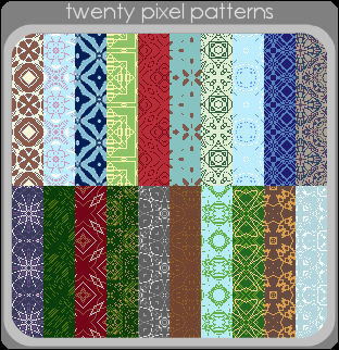 Pixel Patterns: Set 01 by It-is-a-circle on DeviantArt