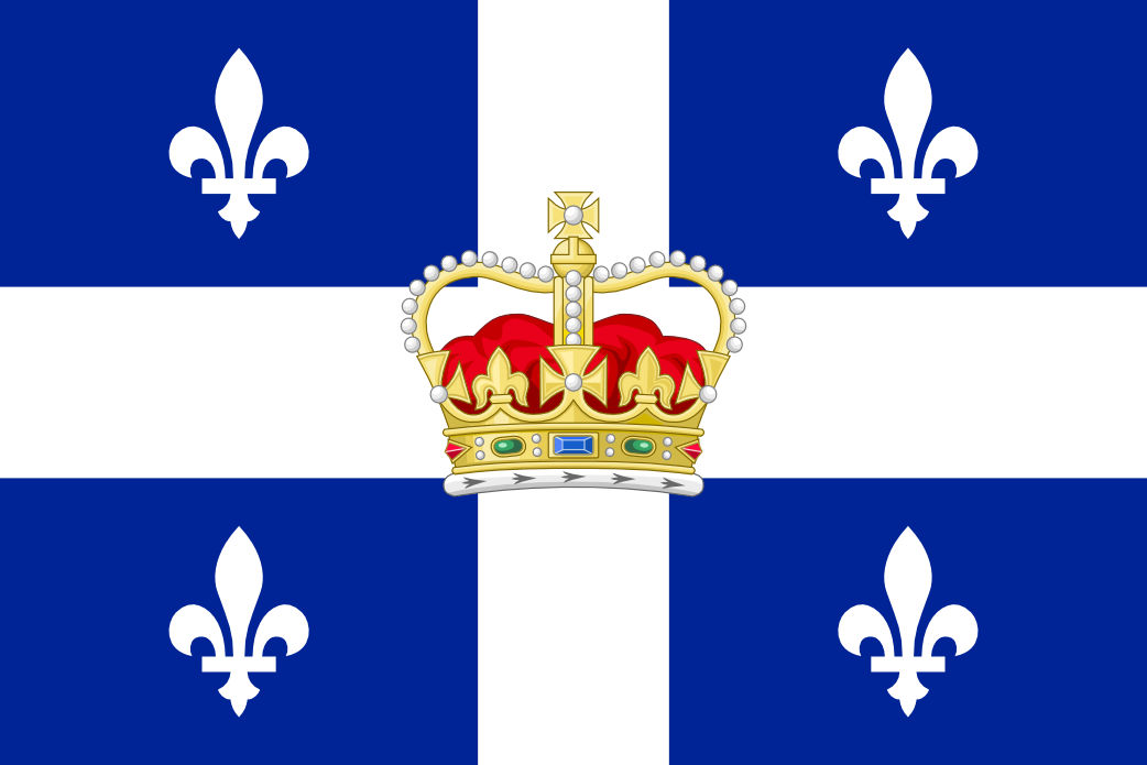 Flag of quebecian monarchisme by Jaglion on DeviantArt