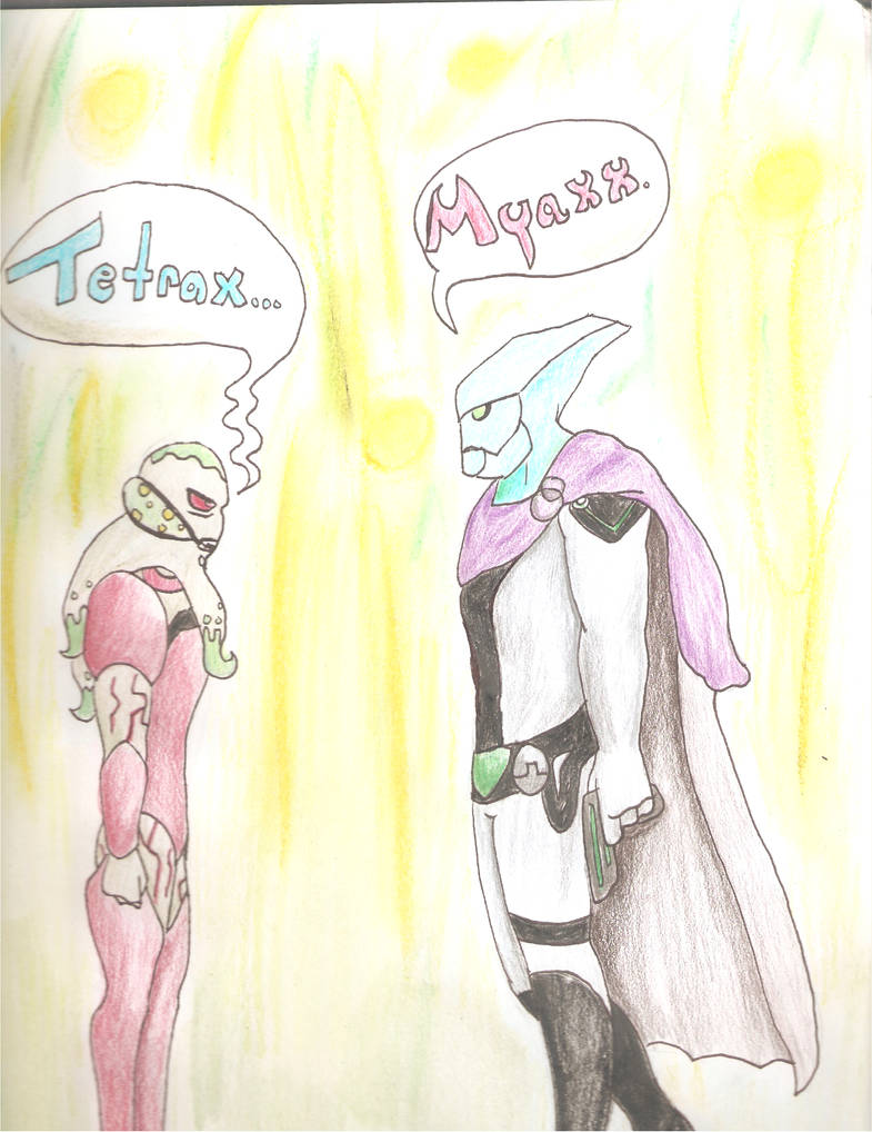 Myaxx and Tetrax by themuffinman32 on DeviantArt