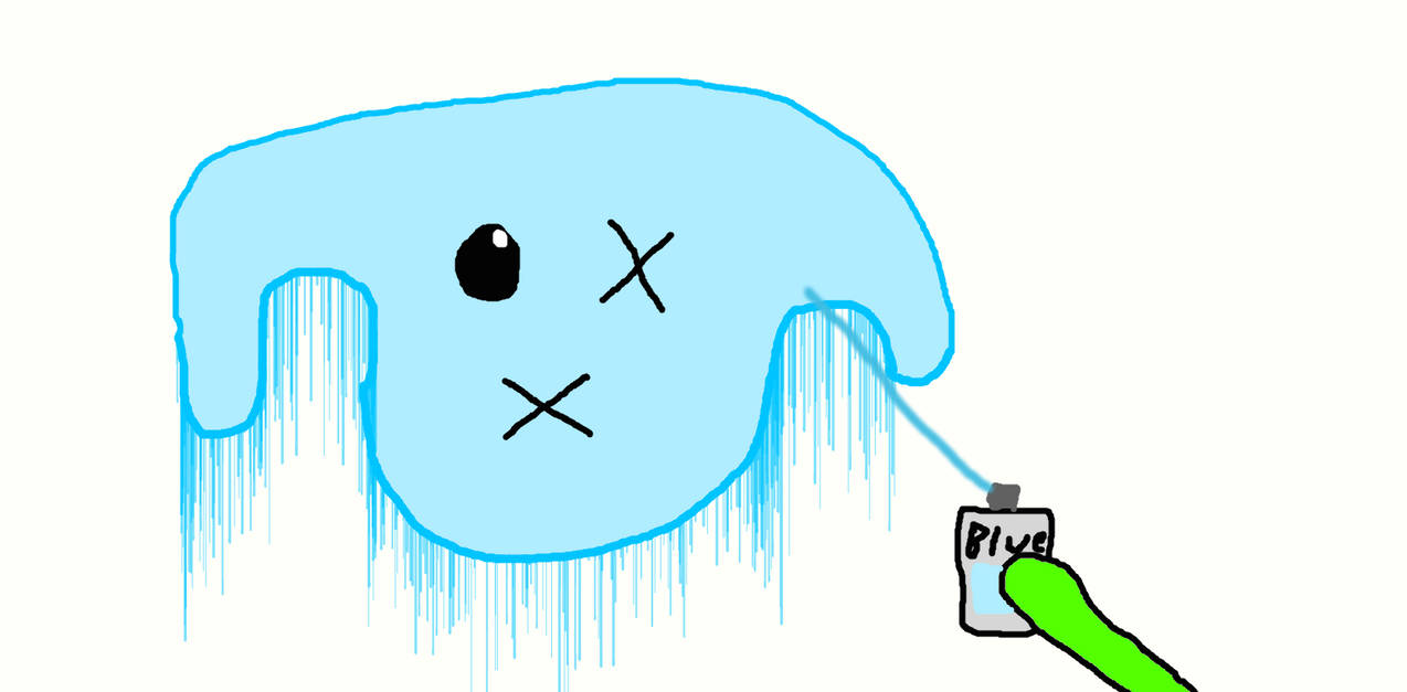 Icy rabbit graffiti by BlazeheartpantherF2 on DeviantArt