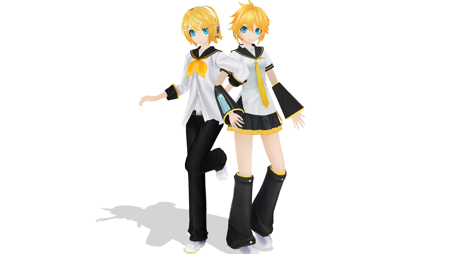 MMD: Project Diva Rinto and Lenka by Oyukii on DeviantArt
