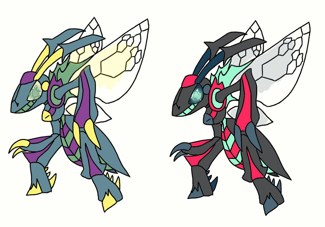 Primal Genesect with shiny by Toldentops on DeviantArt