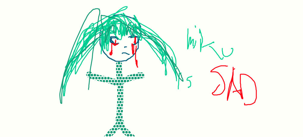 sad miku :(((((( by cantankerousCamisade on DeviantArt