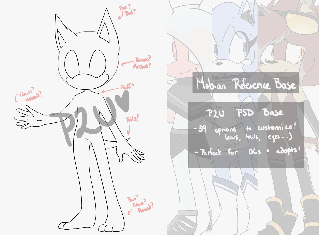 Mobian P2U Reference Base v1.4 [UPDATE: NEW TRAIT] by VanillaStarburst ...