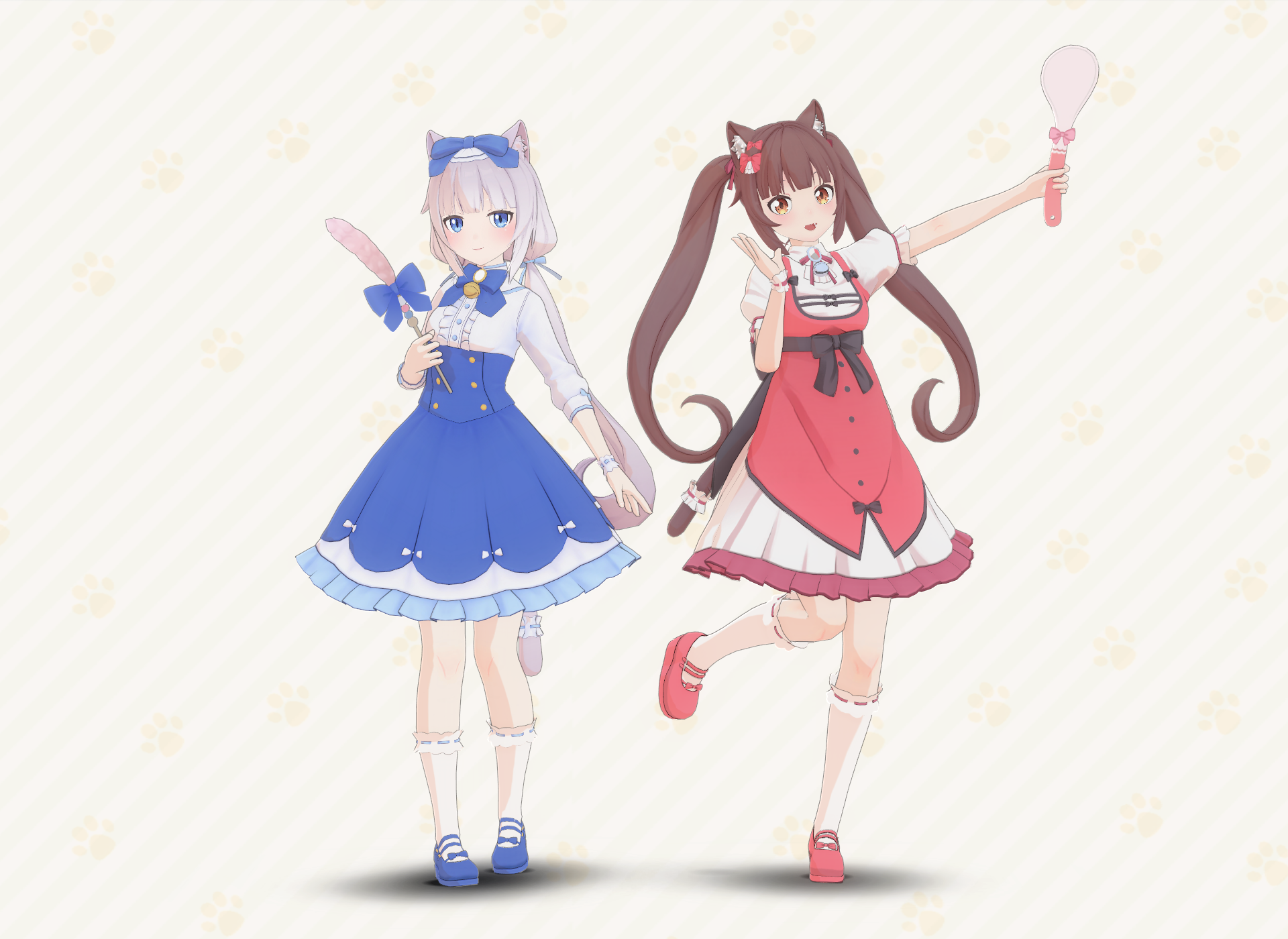 [MMD]Cat Fantasy - Chocola/Vanilla DL by KishidaNatsumi on DeviantArt