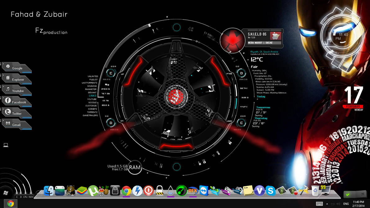 IRON MAN (LATEST JARVIS UPDATE 5.0) by FzProduction on DeviantArt