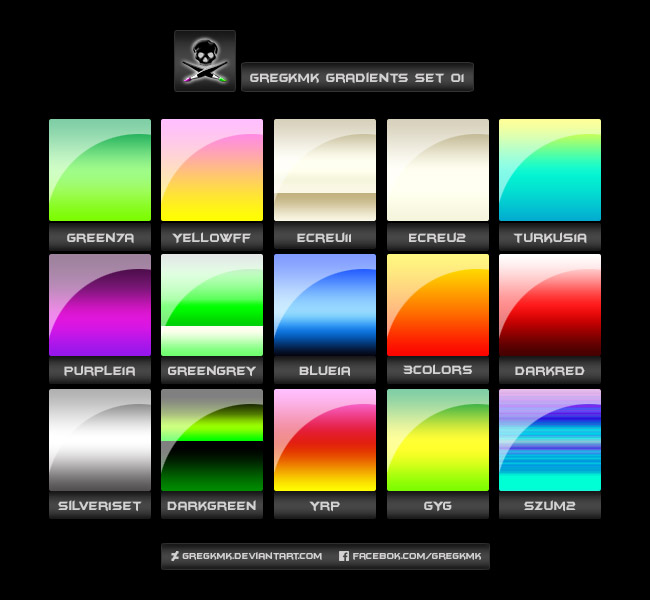 GregKmk Gradients Set 01 by GregKmk on DeviantArt