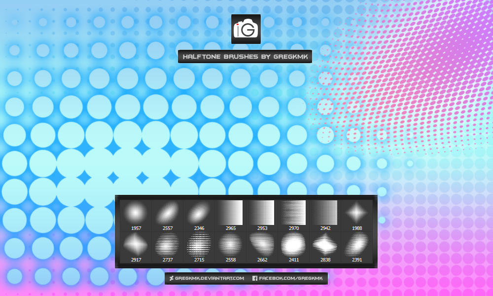 Halftone Brushes by GregKmk on DeviantArt