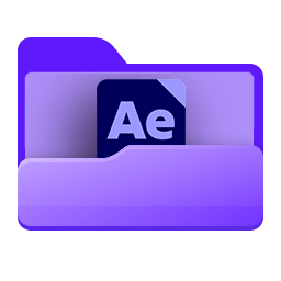 AfterEffect Folder Icon x ICO Download 256x256 PNG by Hendrik4K on ...
