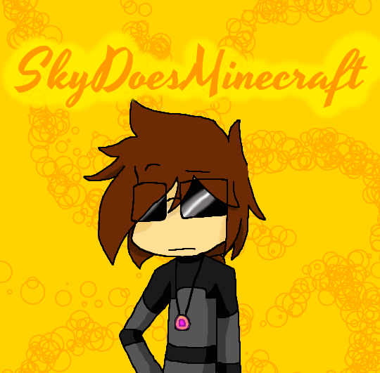 SkyDoesMineCraft by ibadkarmah on DeviantArt