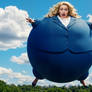 Hyper-Realistic Woman at the beach inflated by SirFloatsALot on DeviantArt