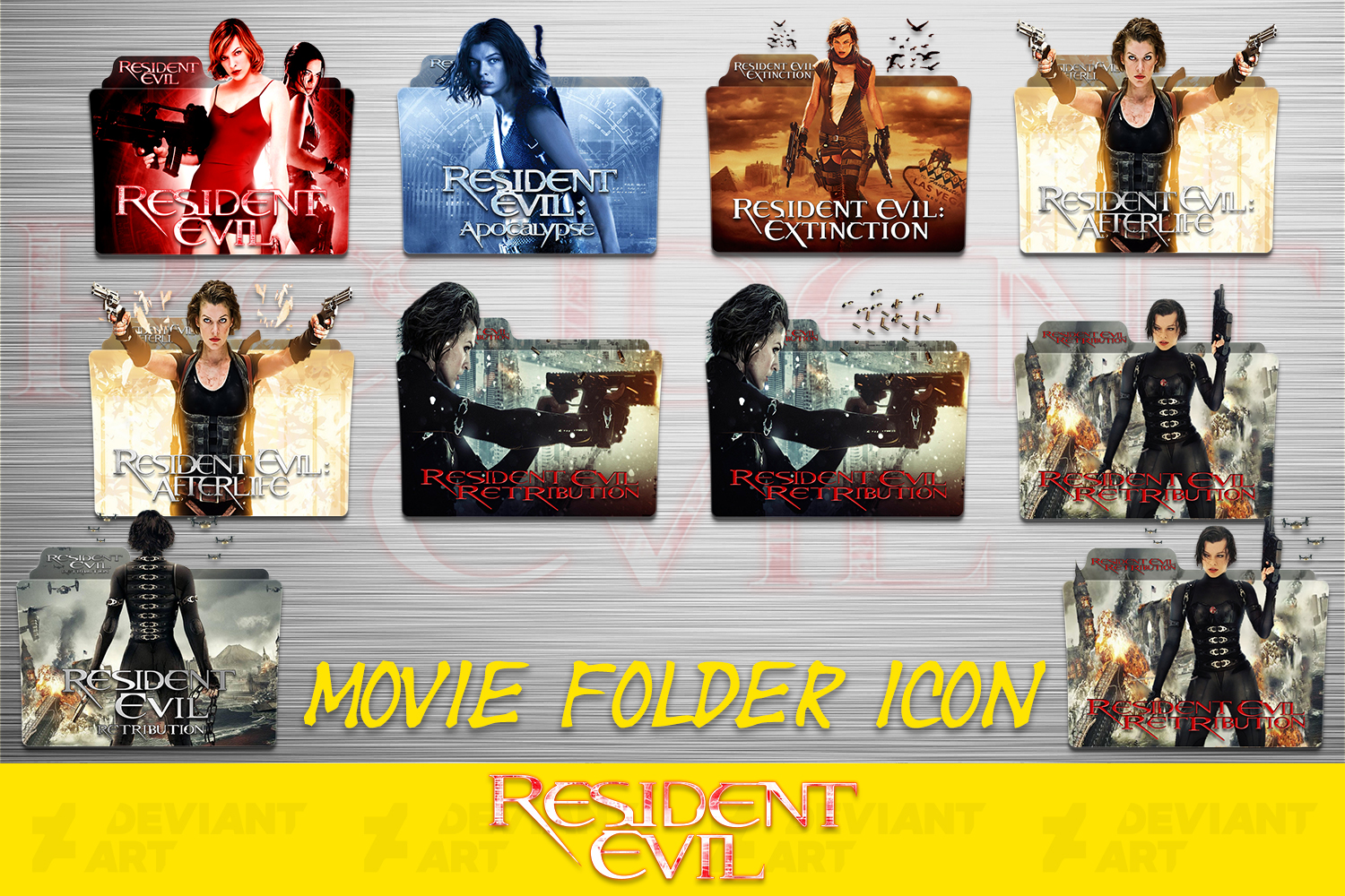 Resident Evil Collection Folder Icon Pack by AhmtErnBrs60 on DeviantArt