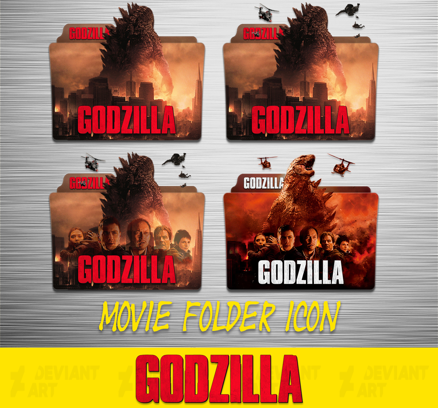 Godzilla (2014) Folder Icon Pack by AhmtErnBrs60 on DeviantArt