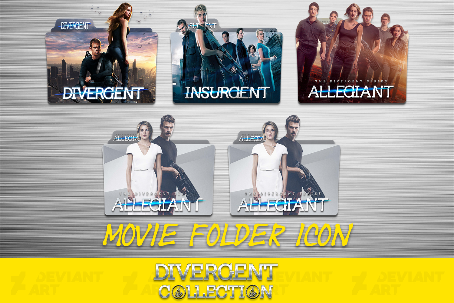 Divergent Insurgent Allegiant Symbols Combined