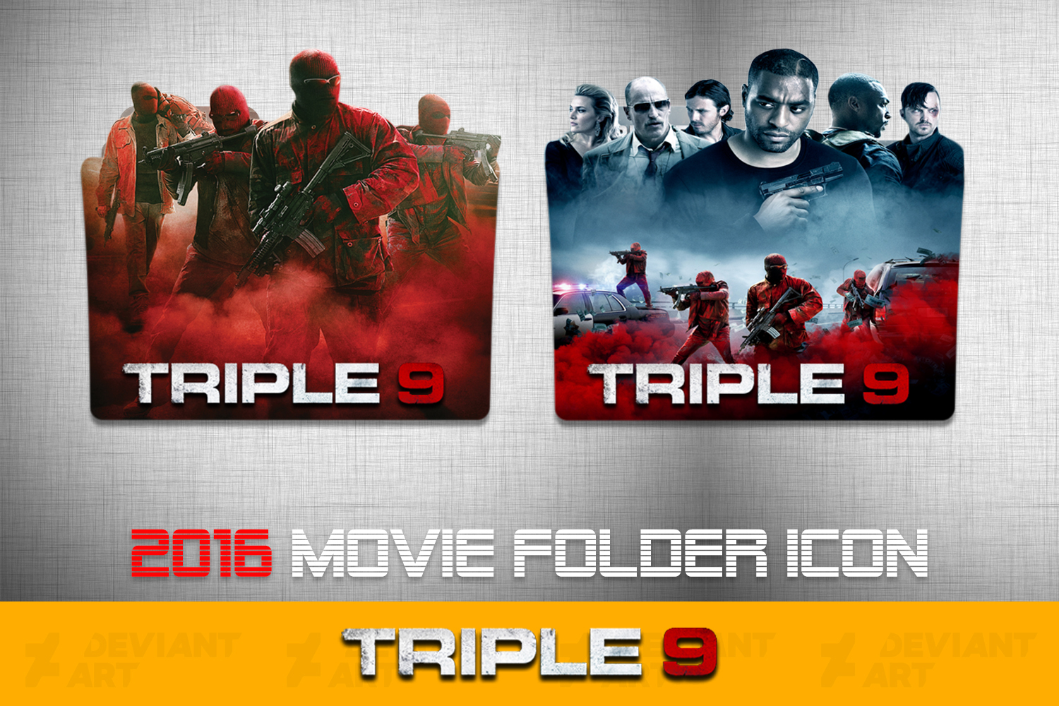 Triple 9 (2016) Folder Icon Pack by AhmtErnBrs60 on DeviantArt